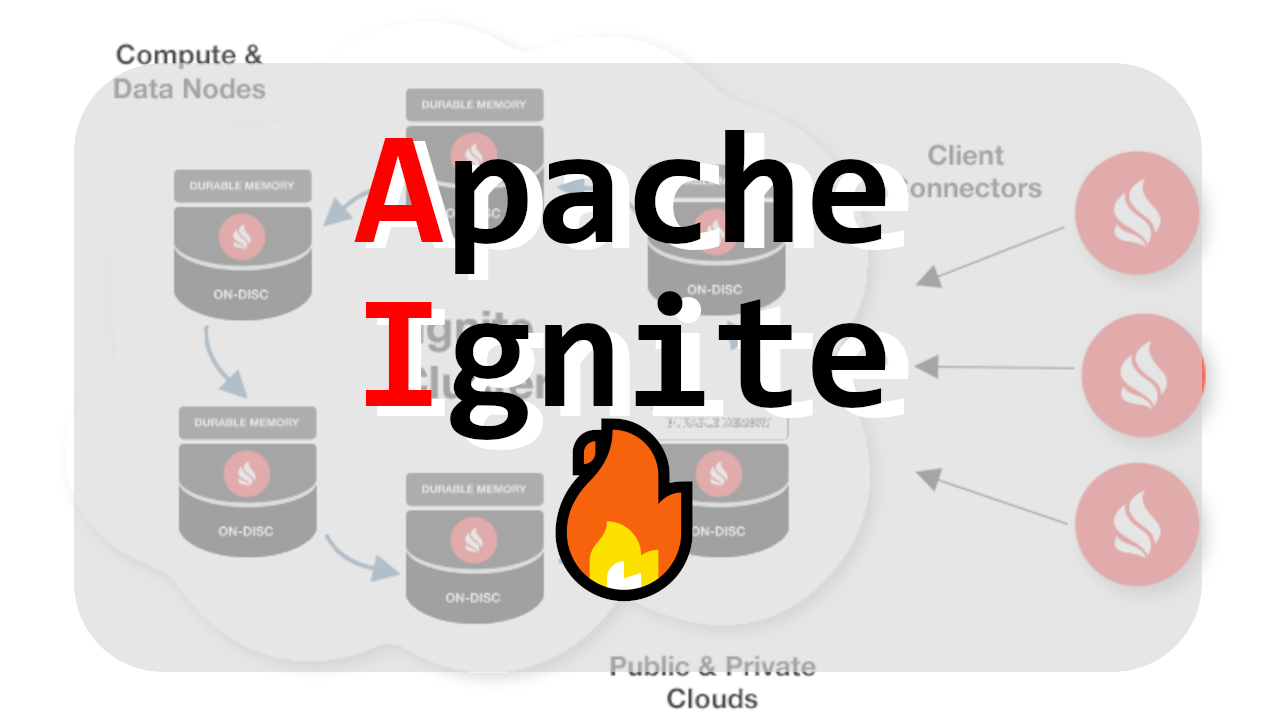 Ignite Cluster 구축해보자!